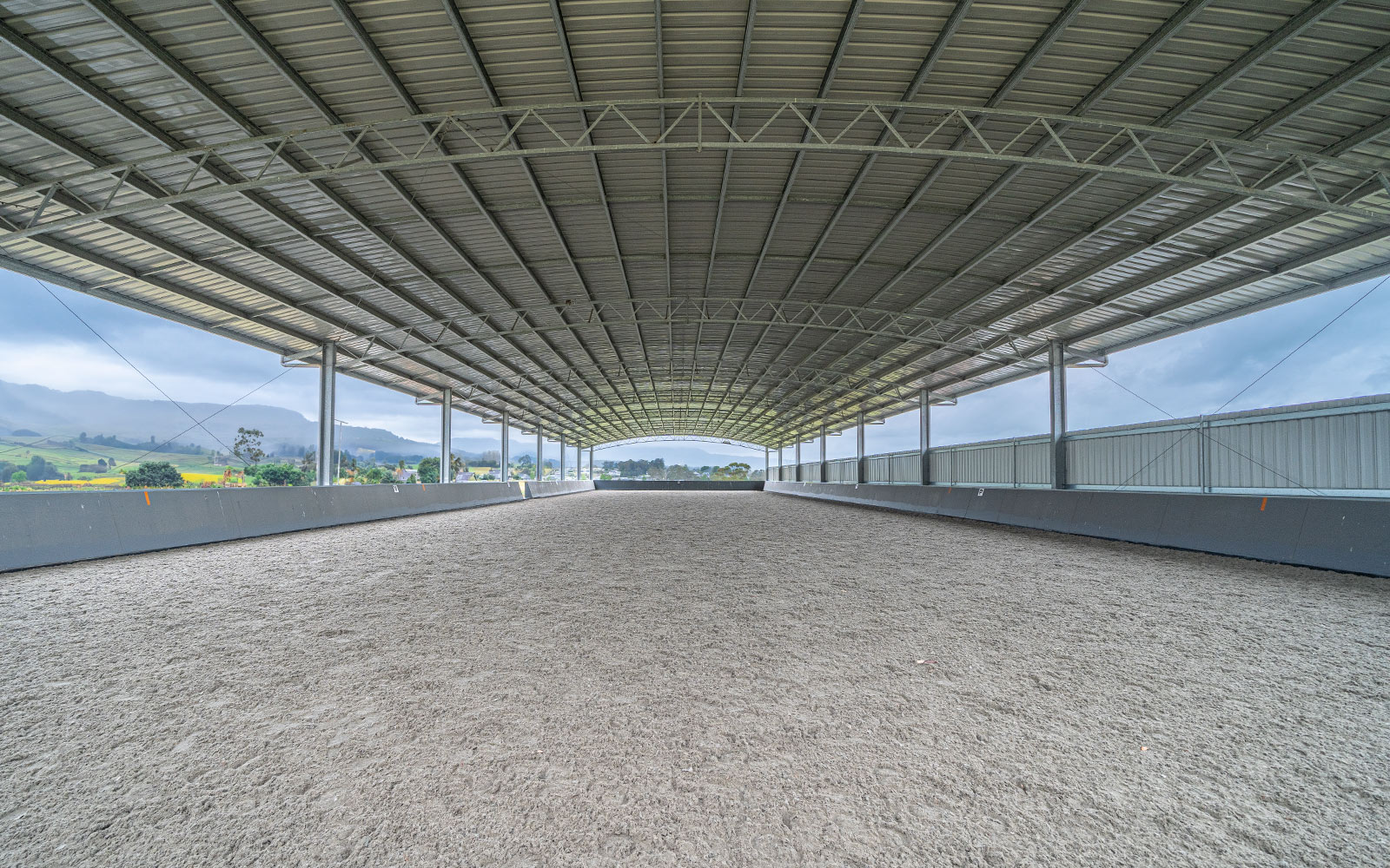 Peter and Pamela Bice indoor dressage arenas